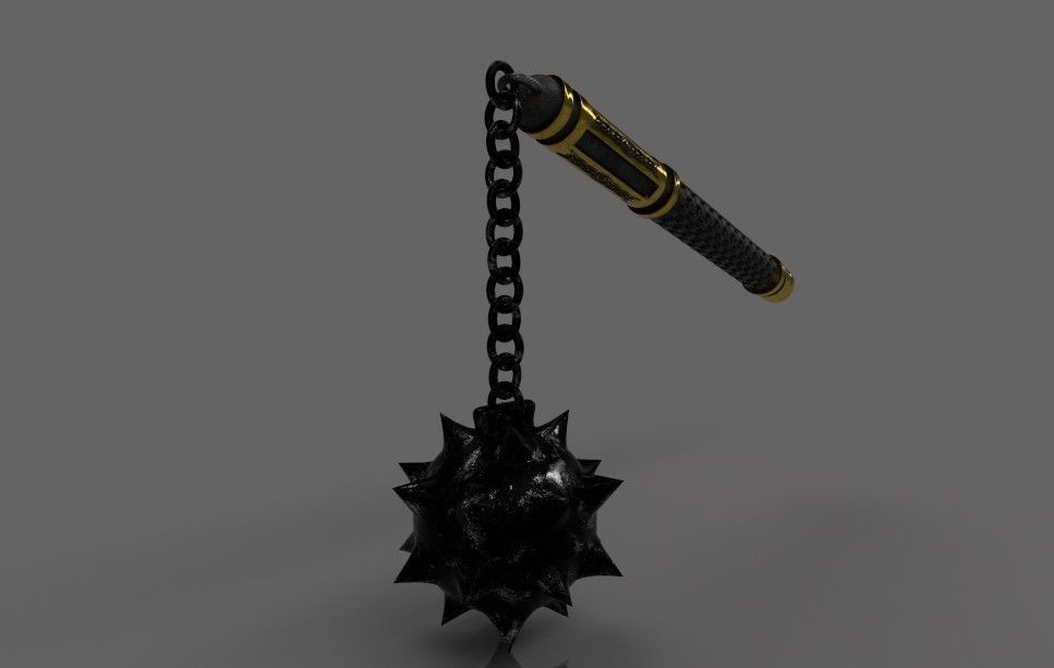 3D model Medieval Mace VR / AR / low-poly | CGTrader