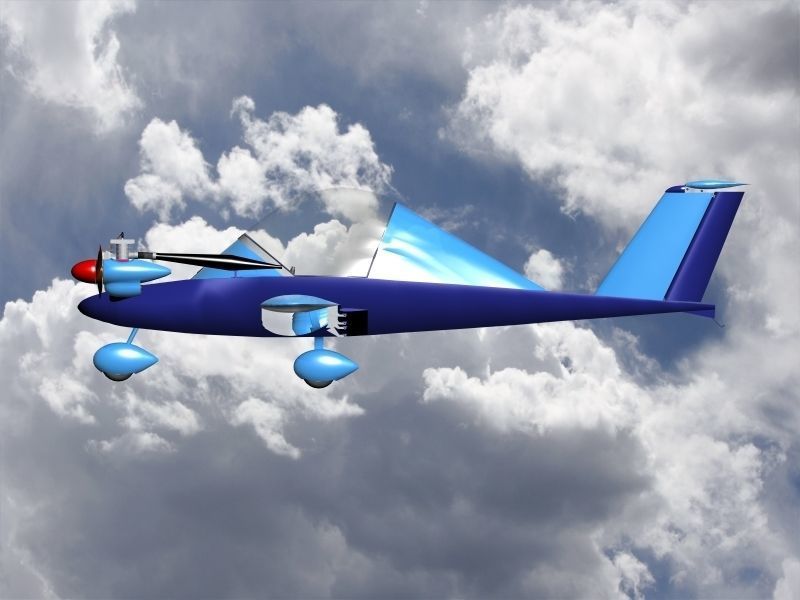 Cri-Cri ultralight aircraft 3D model | CGTrader