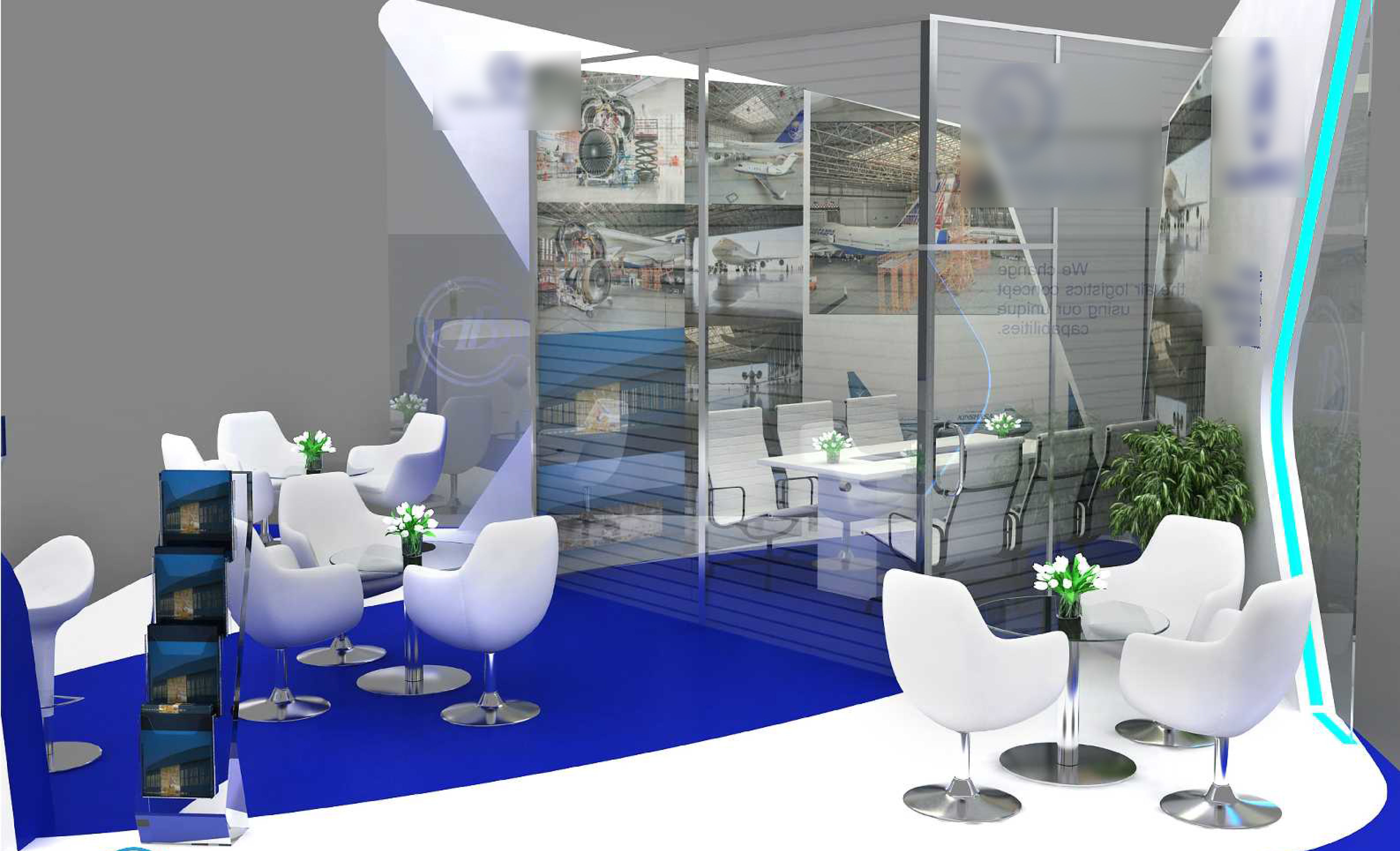 Aviation Exhibition Stand 3D model | CGTrader