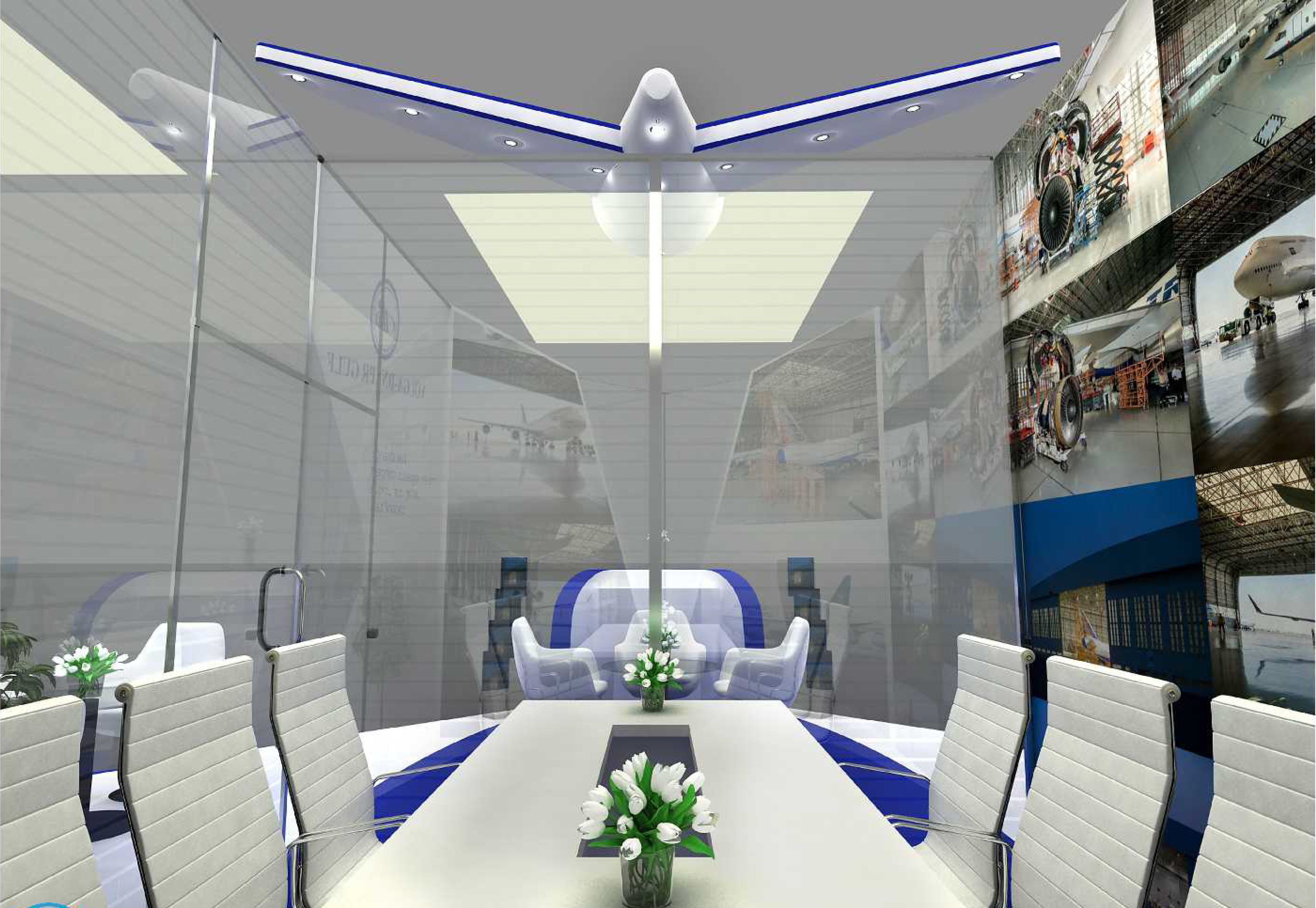 Aviation Exhibition Stand 3D model | CGTrader