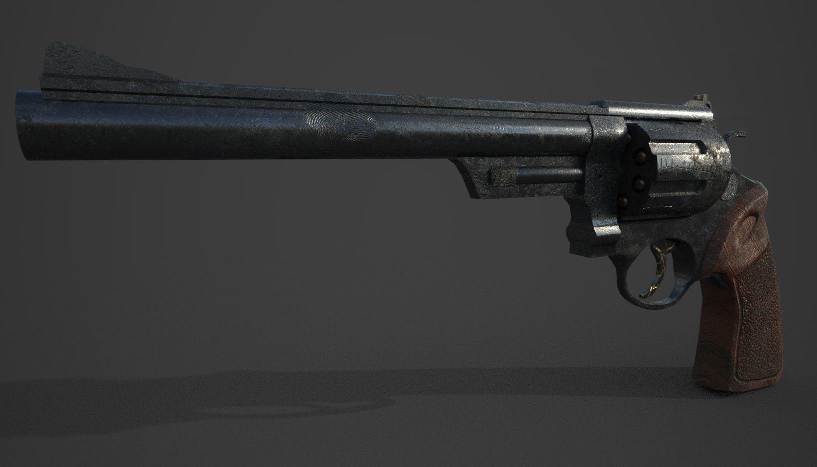 3D model The Jokers Revolver VR / AR / low-poly | CGTrader