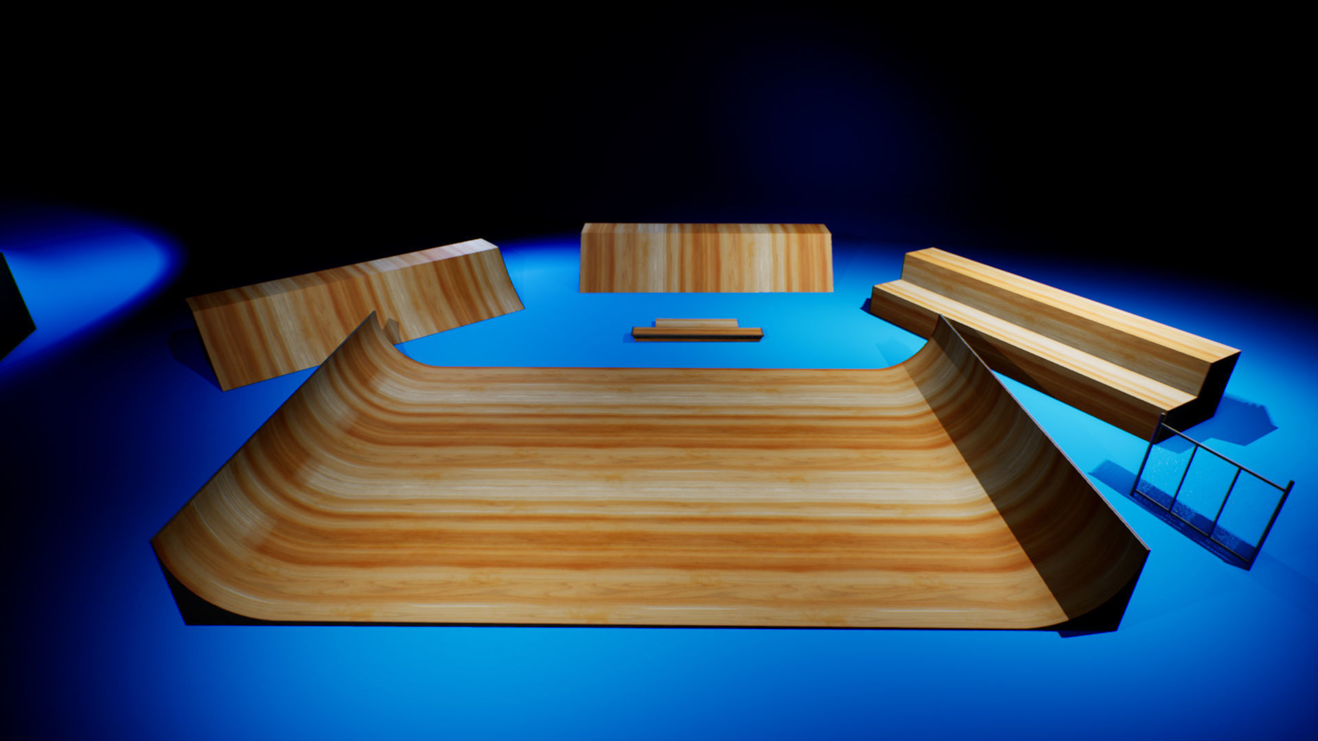 3D model Skate Park Props VR / AR / low-poly | CGTrader