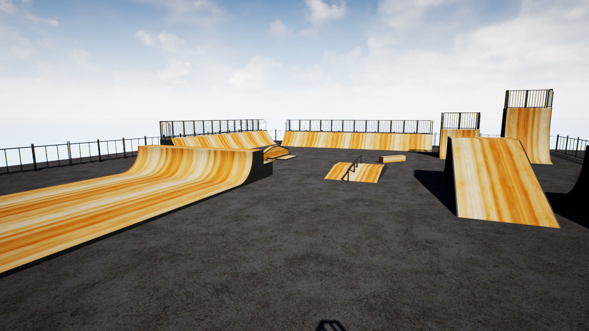 3D model Skate Park Props VR / AR / low-poly | CGTrader