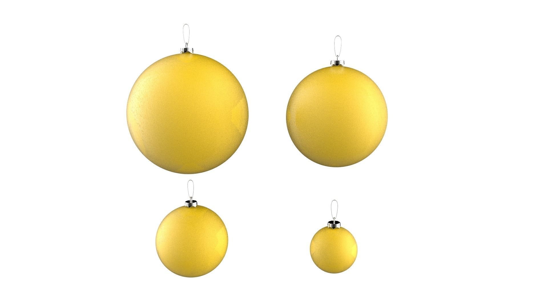 Christmas Tree Decoration Ball Collection 01 3D model | CGTrader