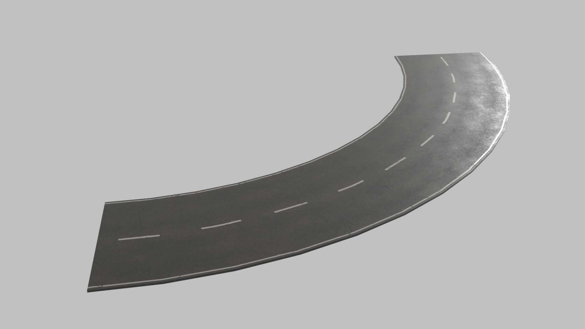 3D model Modular Road Pack PBR VR / AR / low-poly | CGTrader