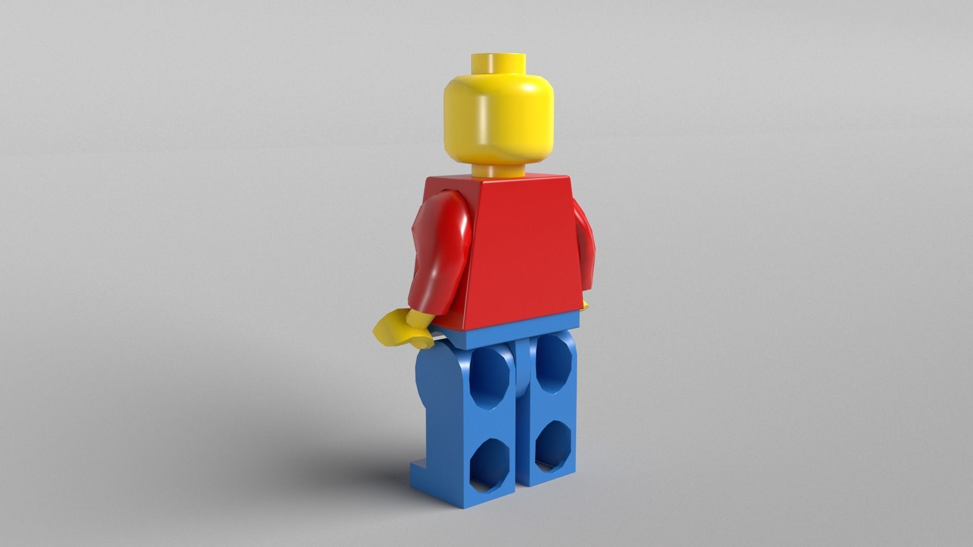 Lego Mini Figure Base 001 free VR / AR / low-poly 3D model | CGTrader