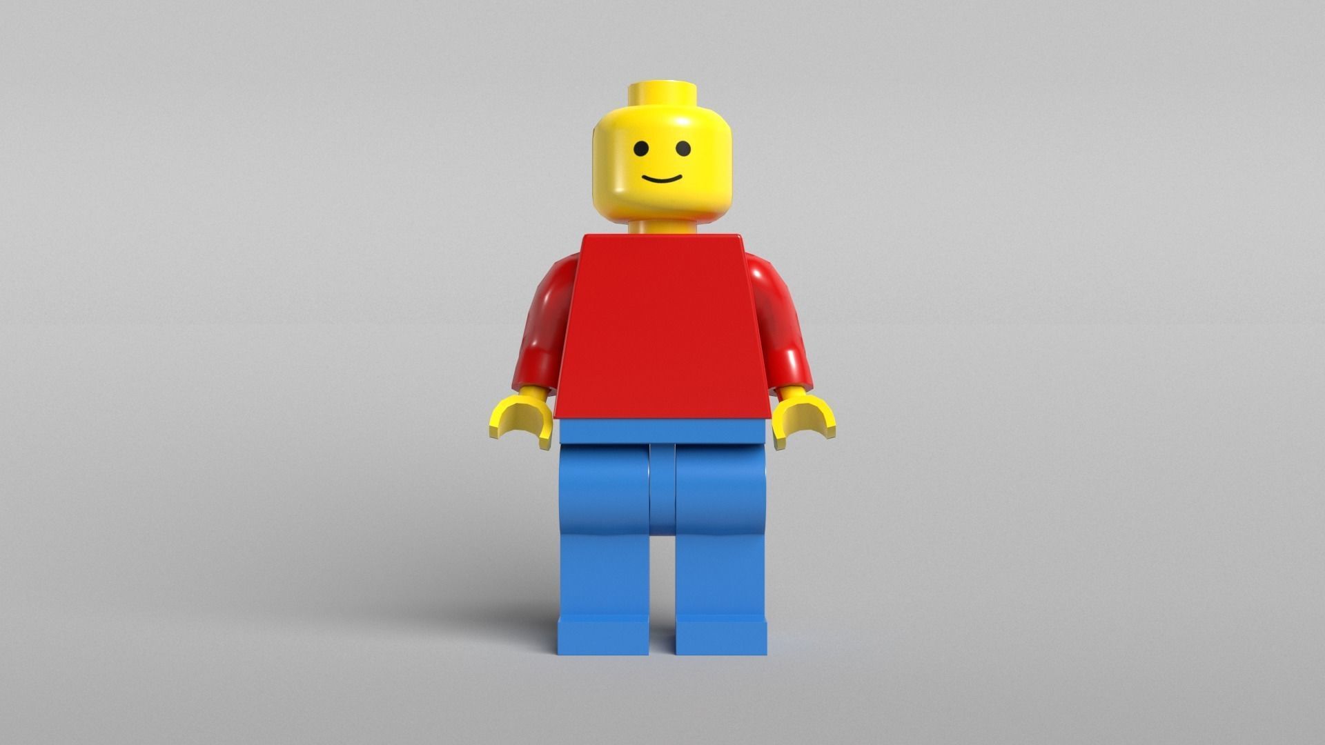 Lego Mini Figure Base 001 free VR / AR / low-poly 3D model | CGTrader
