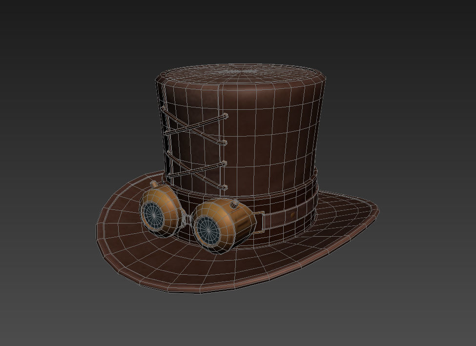 Steampunk Hat 3D model | CGTrader