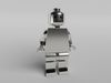 Lego Mini Figure Base Silver free VR / AR / low-poly 3D model | CGTrader