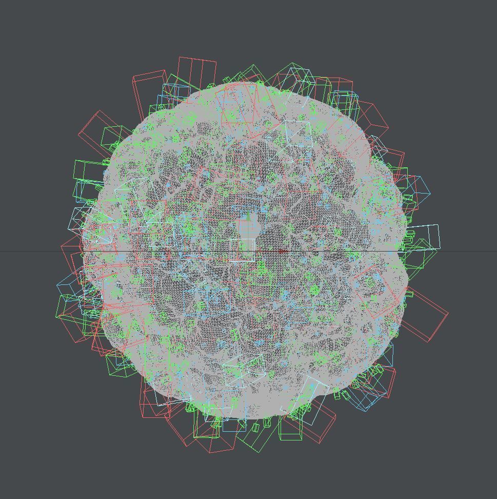 Corona virus scene 3D model | CGTrader