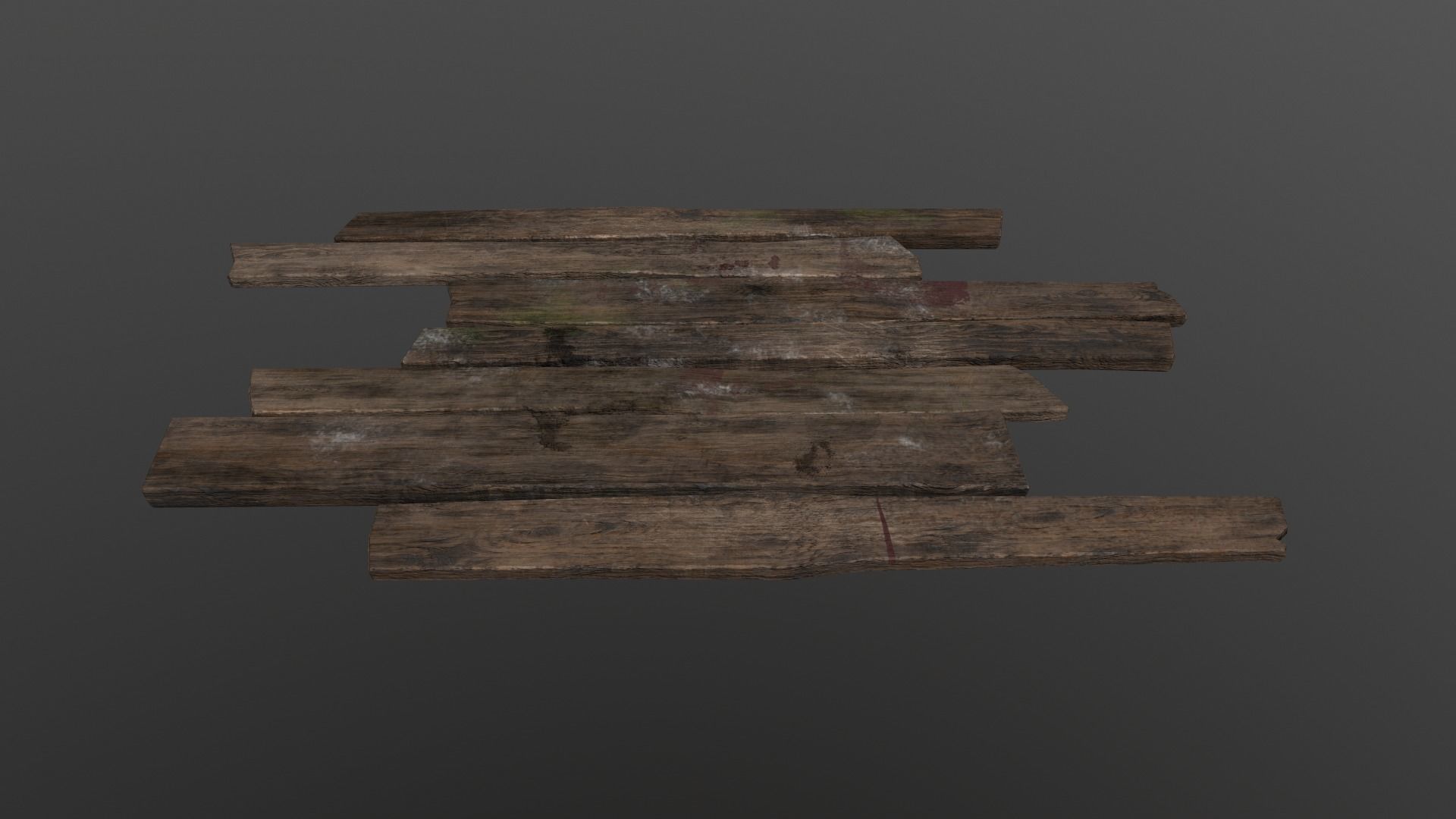 3D model Wooden planks VR / AR / low-poly | CGTrader