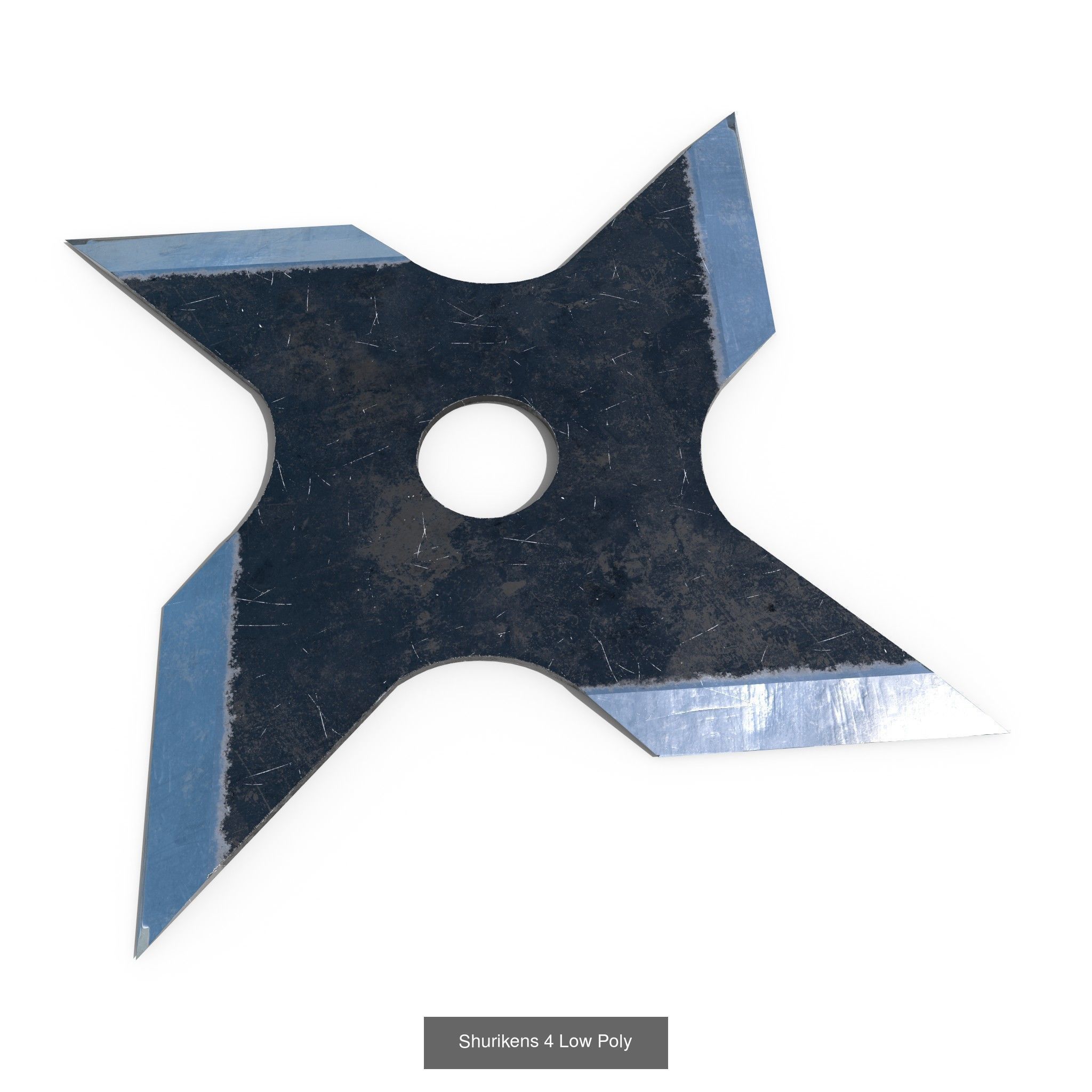 Collection Shurikens Low Poly VR / AR / low-poly | CGTrader
