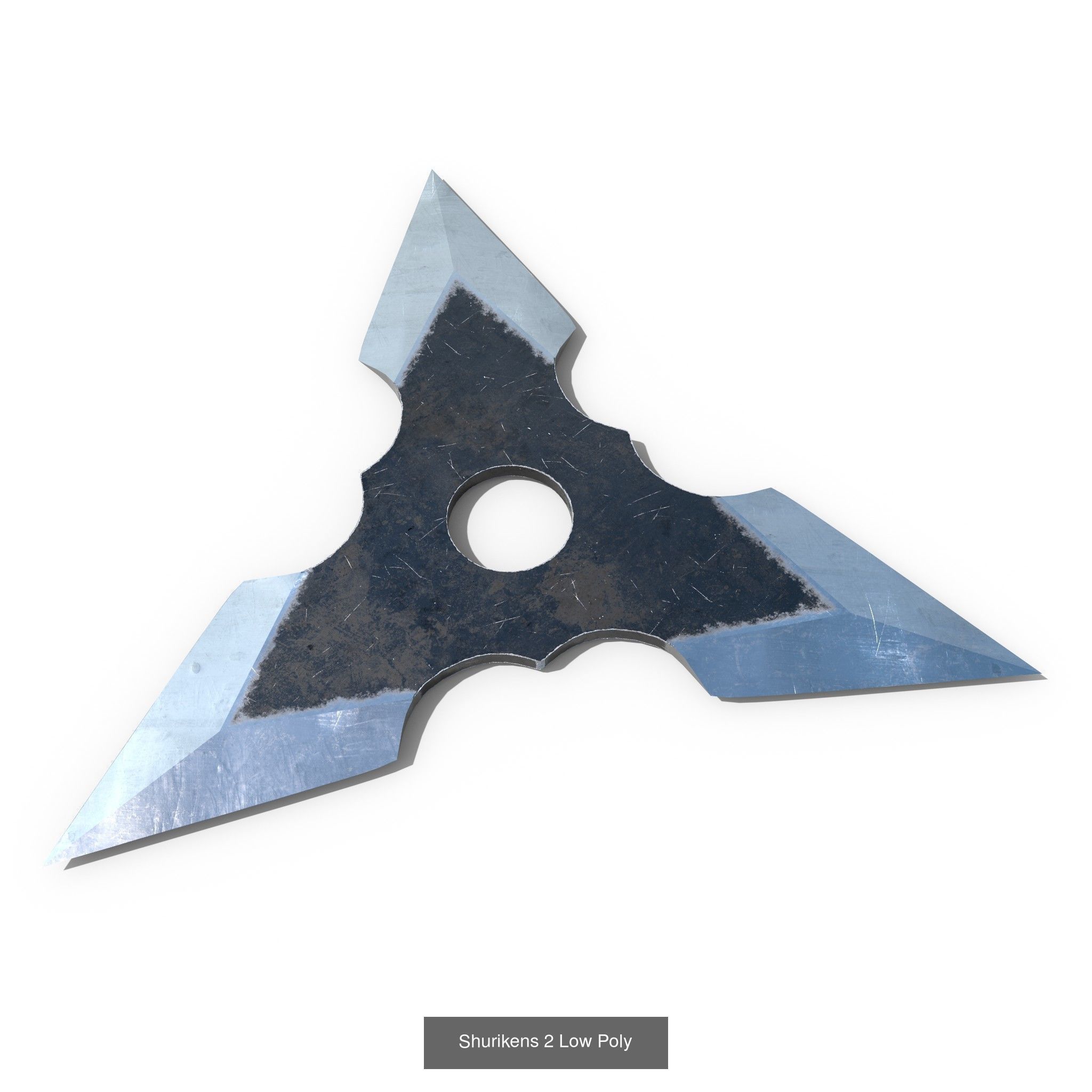 Collection Shurikens Low Poly VR / AR / low-poly | CGTrader
