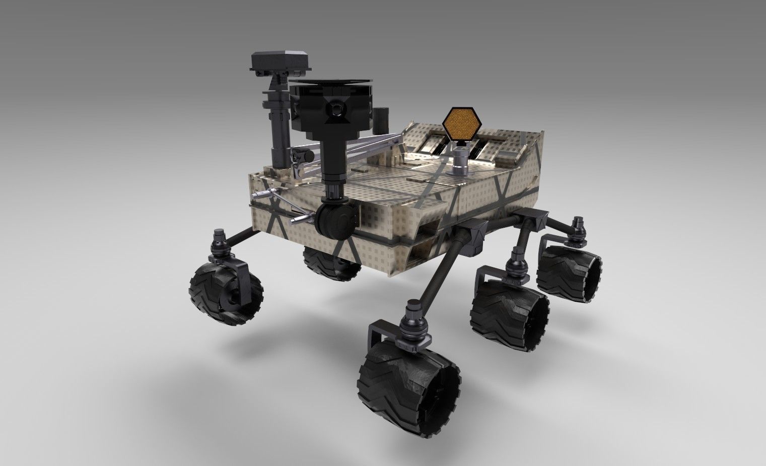 3D model Mars Rover VR / AR / low-poly | CGTrader