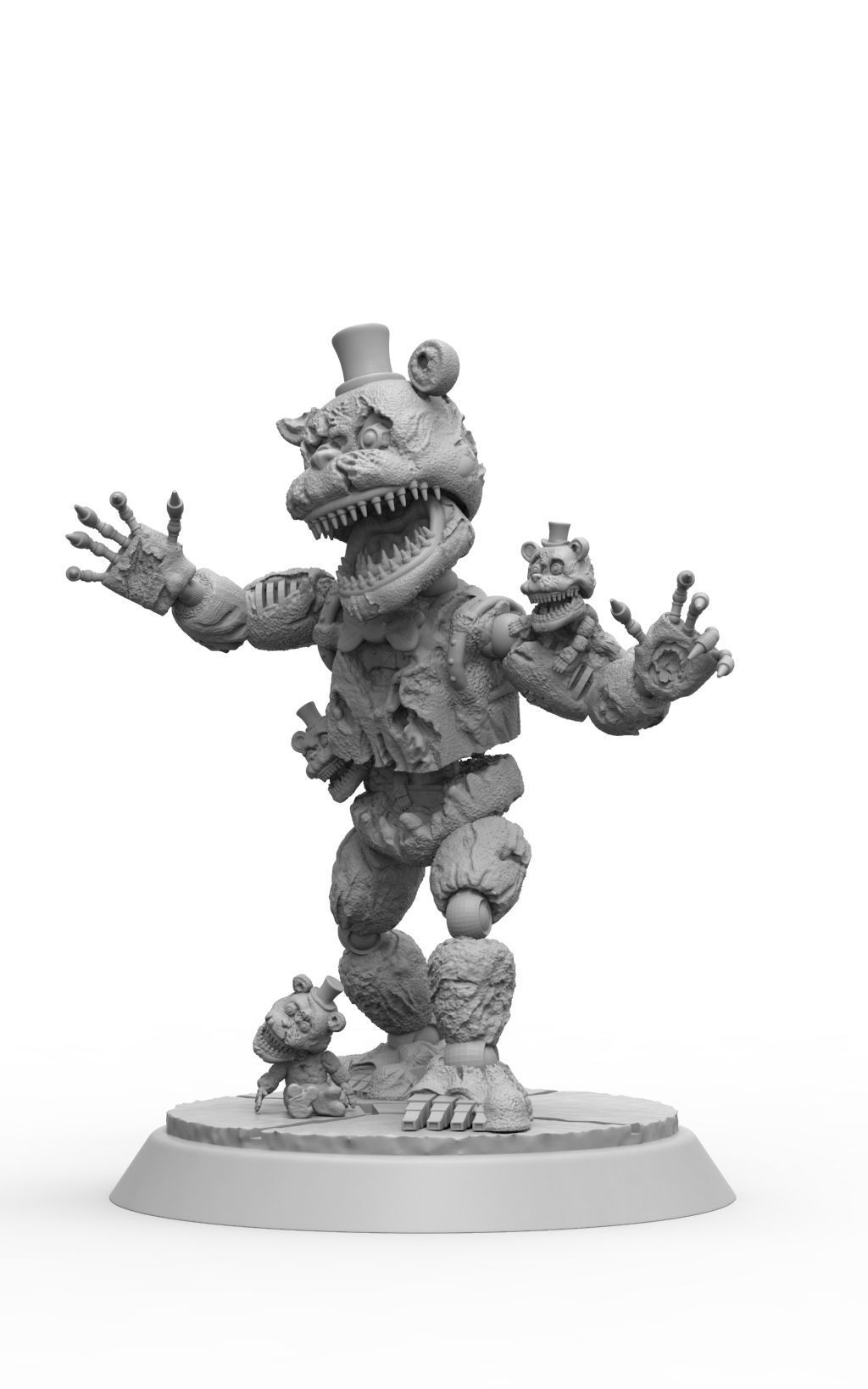 Nightmare Freddy 3D model for printing 3D model 3D printable | CGTrader