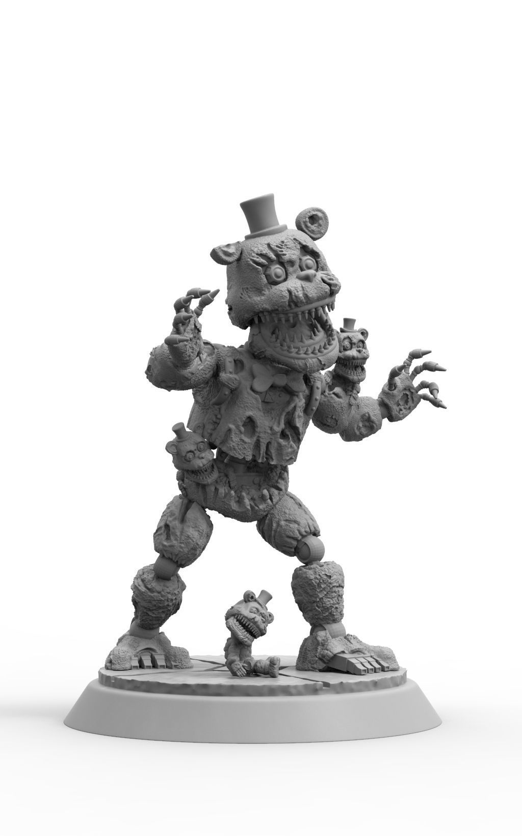 Nightmare Freddy 3D model for printing 3D model 3D printable | CGTrader
