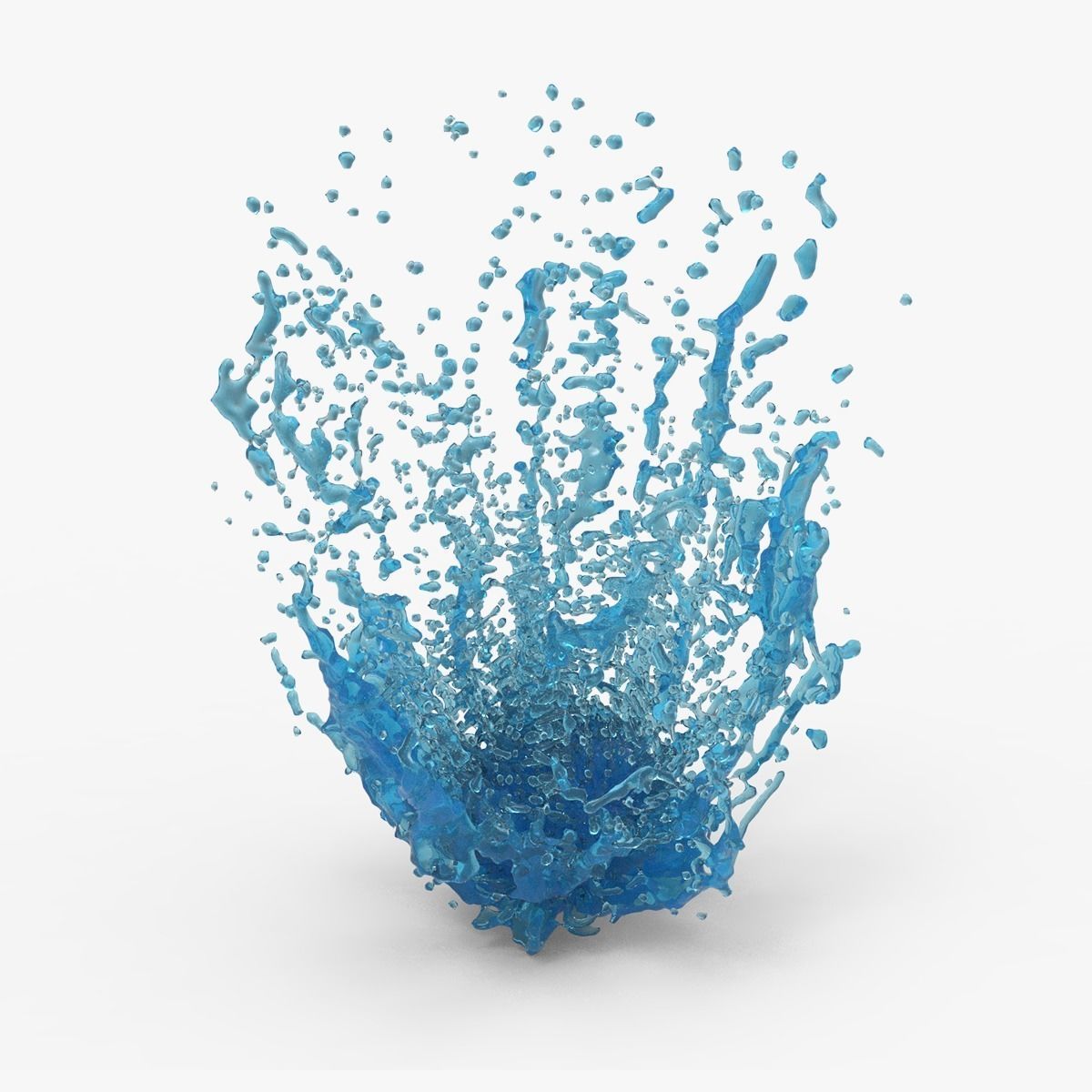 Water Blast Splash 3D model | CGTrader