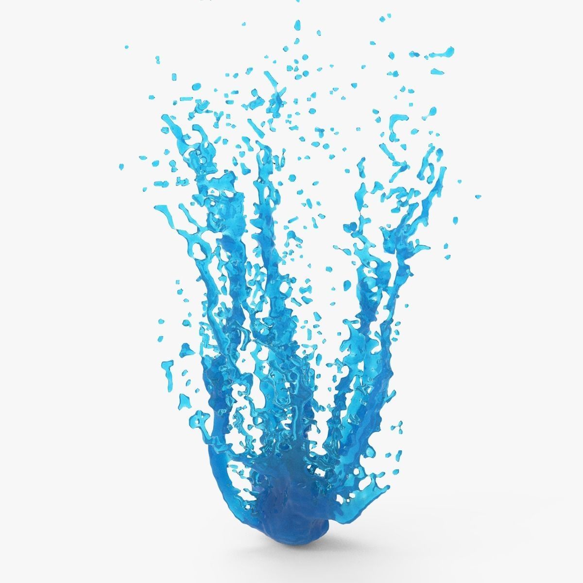 Water Blast Splash 3D model | CGTrader