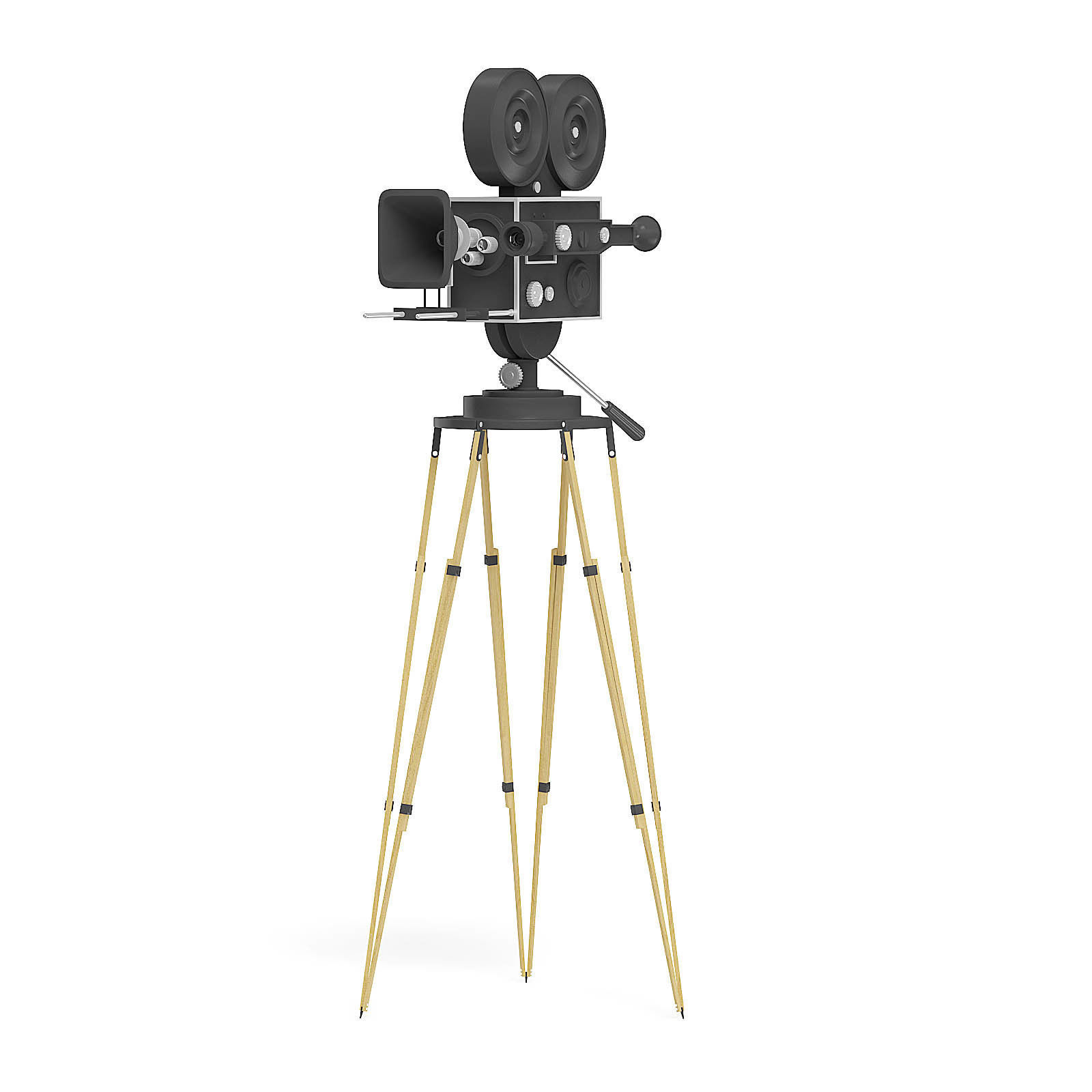 Vintage Movie Camera 3D Model 3D model | CGTrader
