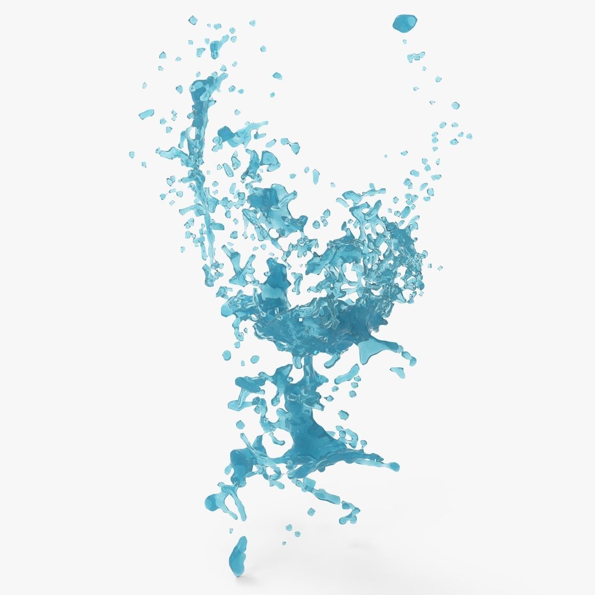 Water Blast Splash 3D model | CGTrader