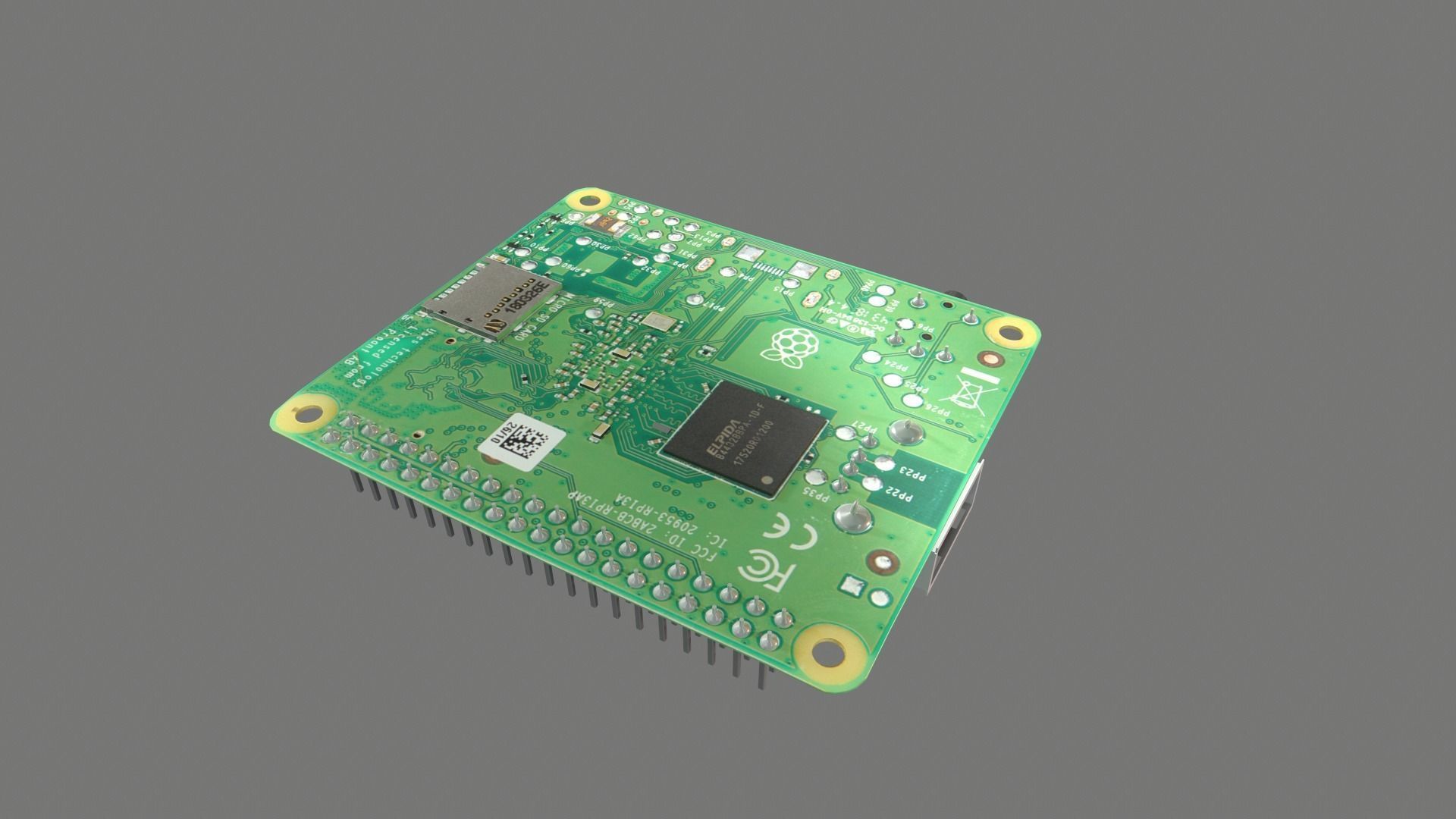 3D model Raspberry Pi 3A Plus VR / AR / low-poly | CGTrader