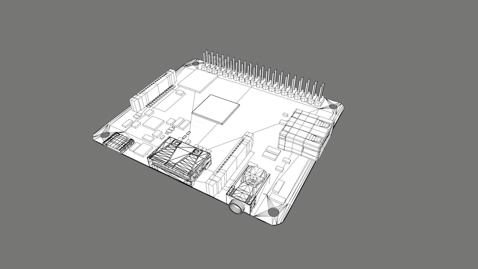 3D model Raspberry Pi 3A Plus VR / AR / low-poly | CGTrader
