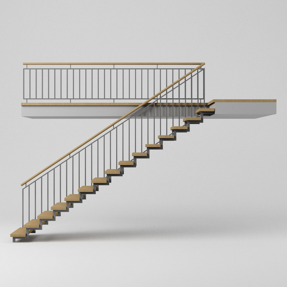 Stair - Modern Stairs 3D model | CGTrader