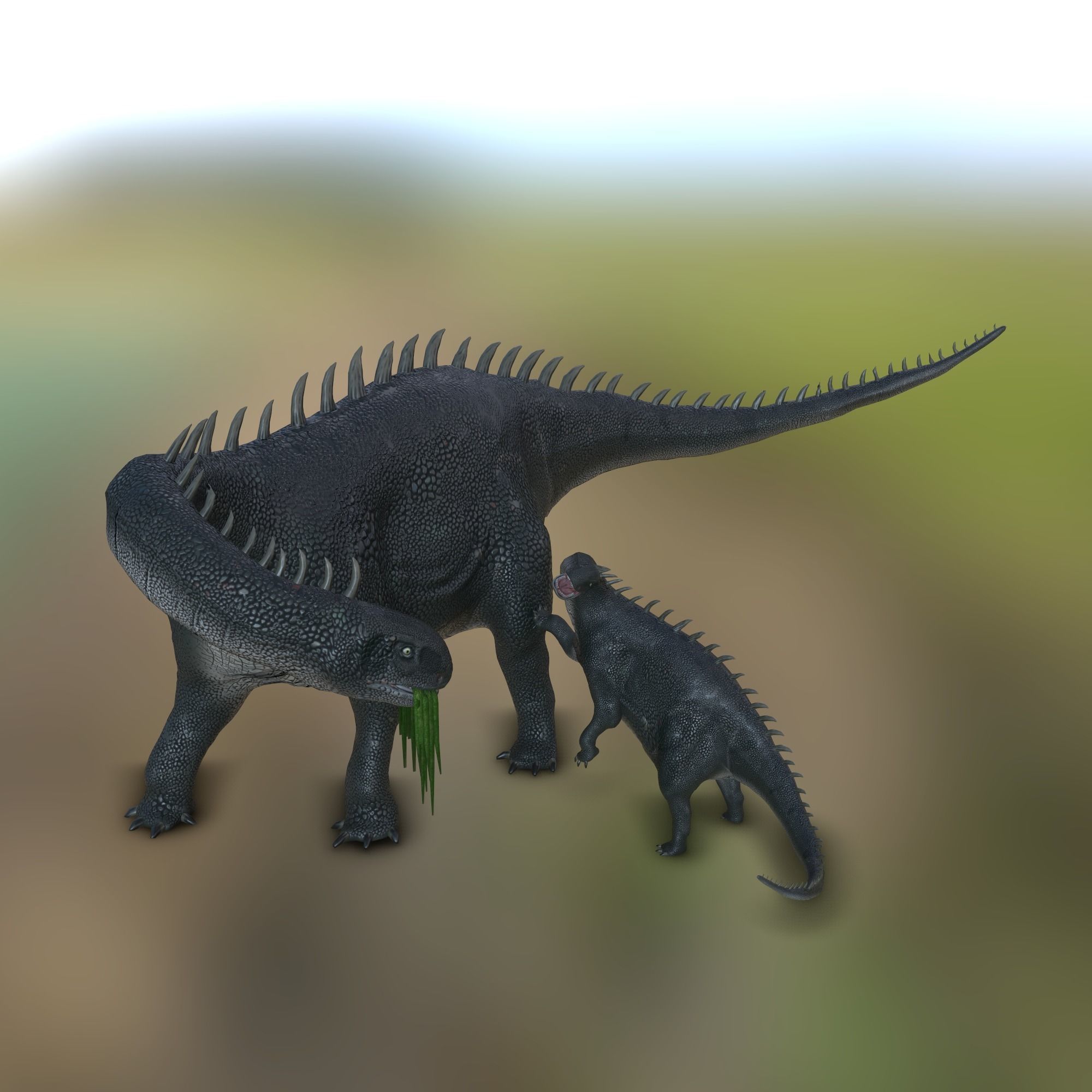 3D model Barapasaurus VR / AR / low-poly | CGTrader