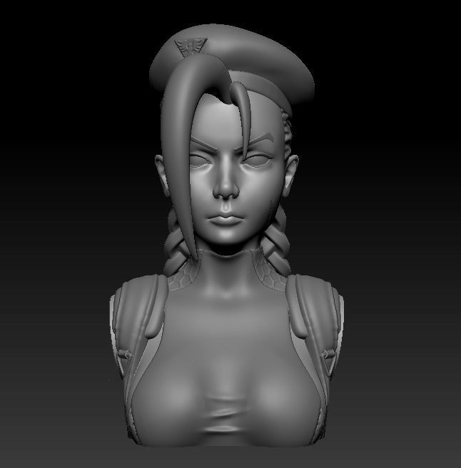Bust - Cammy White 3D model 3D printable | CGTrader