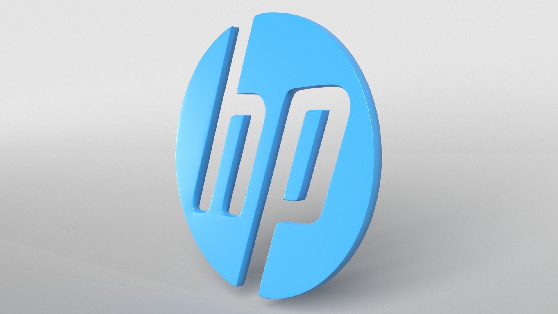 HP Logo Version1 001 free VR / AR / low-poly 3D model | CGTrader