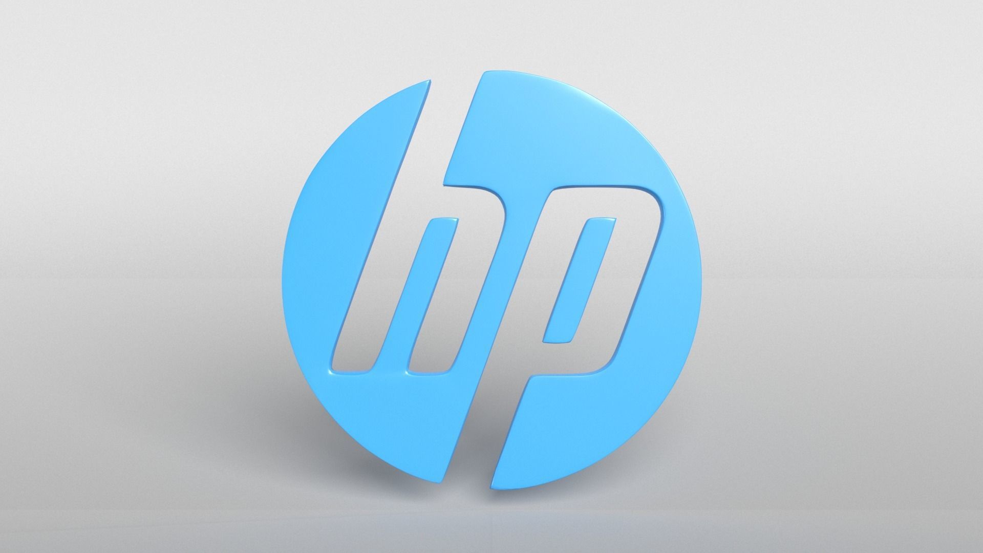 HP Logo Version1 001 free VR / AR / low-poly 3D model | CGTrader