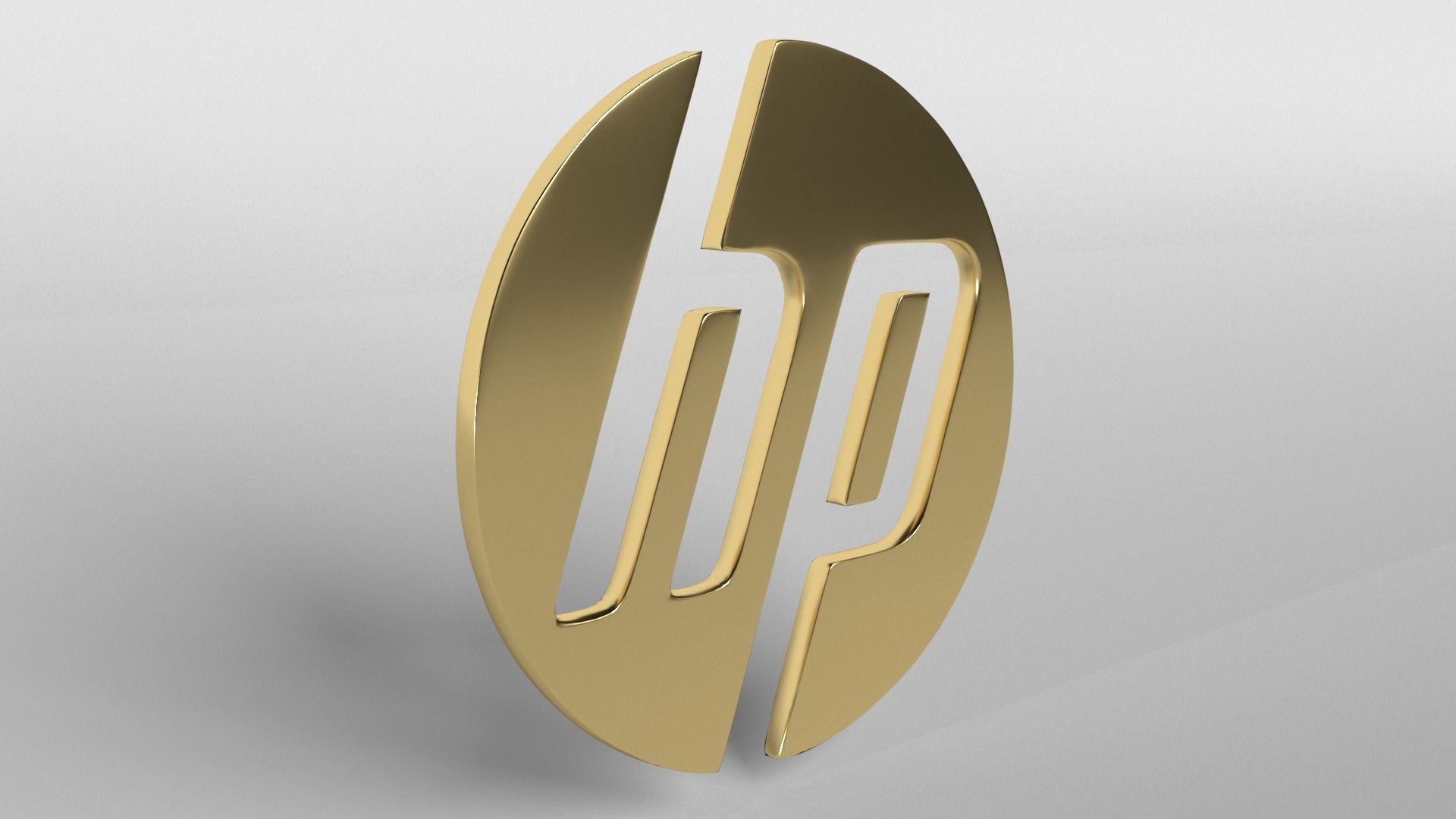HP Logo Version1 002 free VR / AR / low-poly 3D model | CGTrader