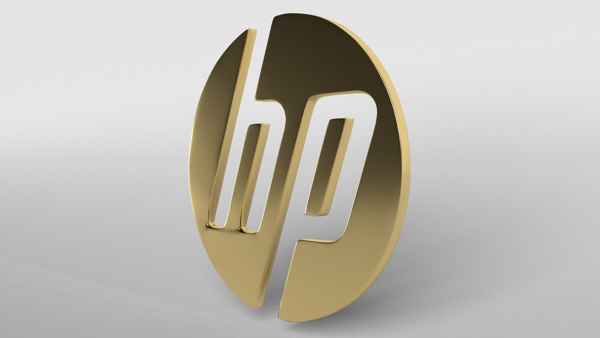 HP Logo Version1 002 free VR / AR / low-poly 3D model | CGTrader