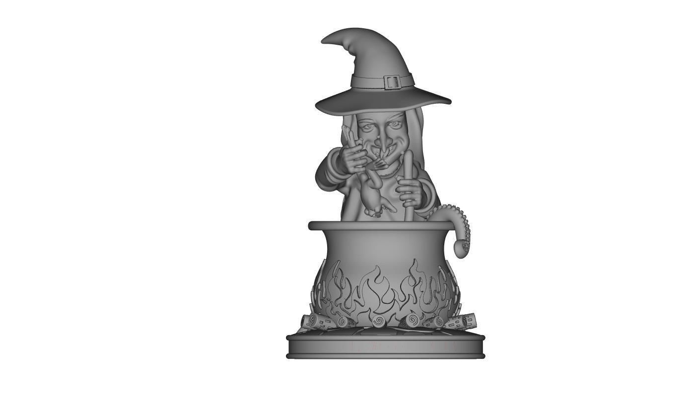 The best cook Witcher 3D model 3D printable | CGTrader