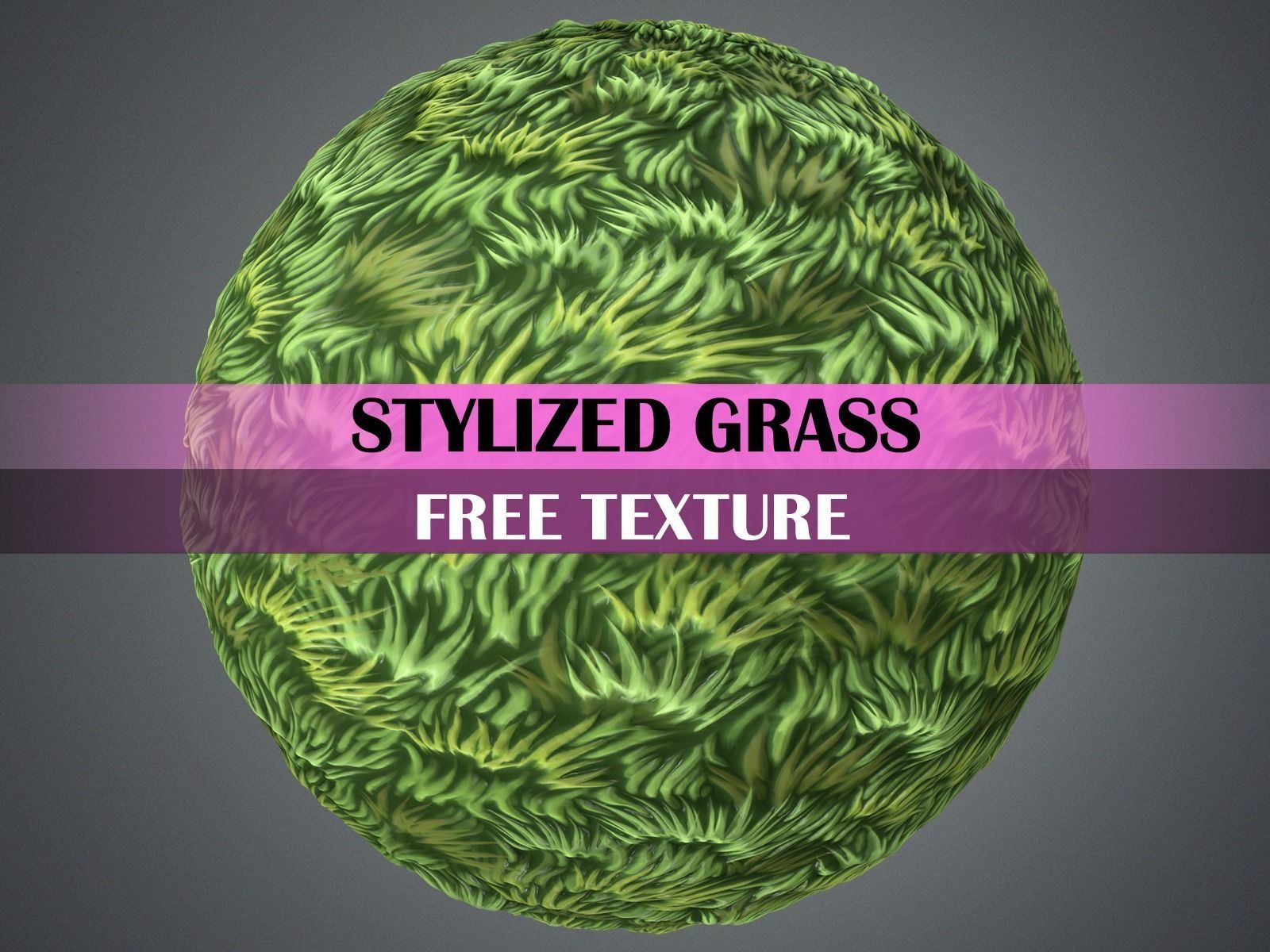 Stylized Grass Texture free VR / AR / low-poly Texture | CGTrader