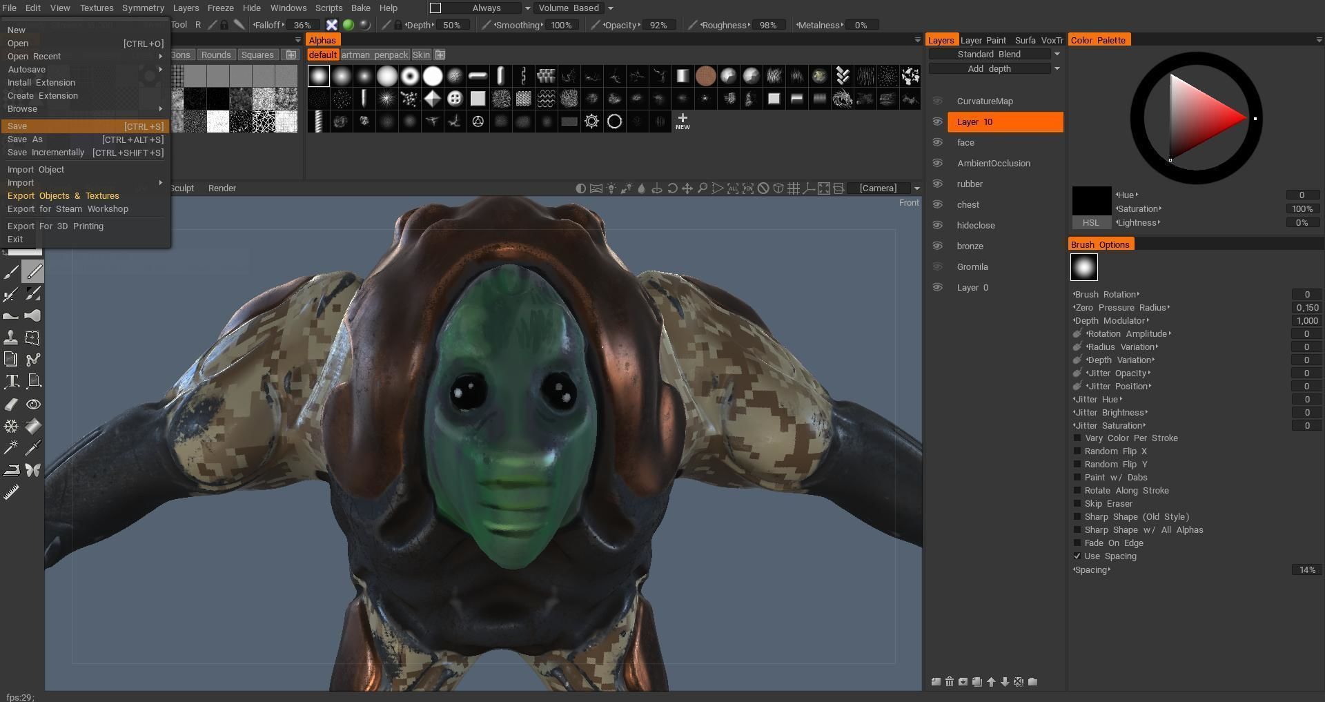 Concept of game character 3D model | CGTrader