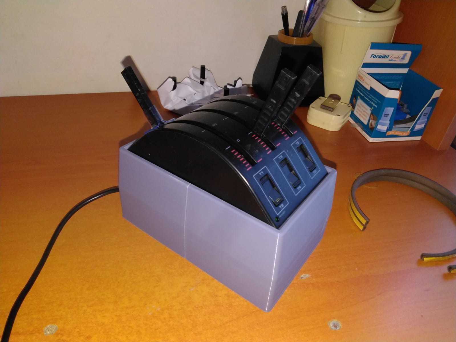 Saitek Throttle Quadrant Box 3D model 3D printable | CGTrader