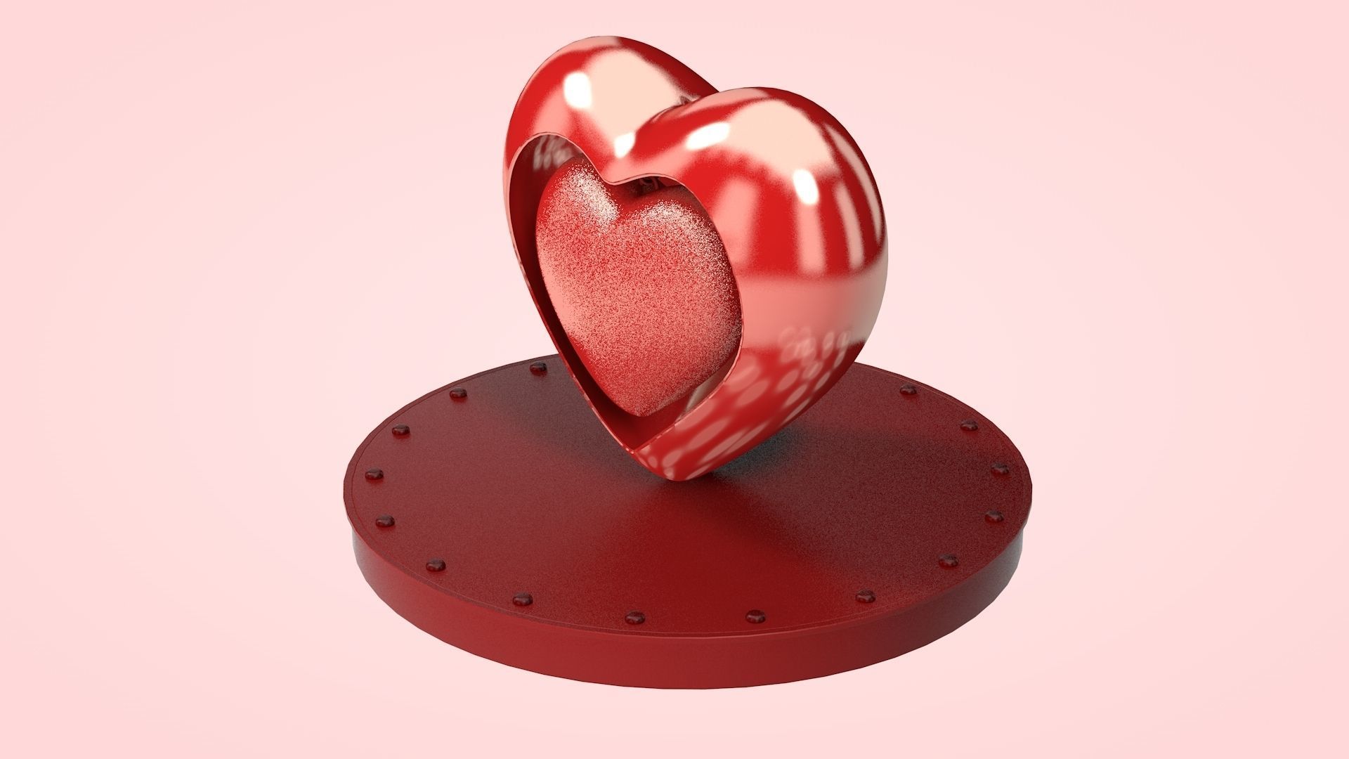 3D model Heart - Home Decor VR / AR / low-poly | CGTrader