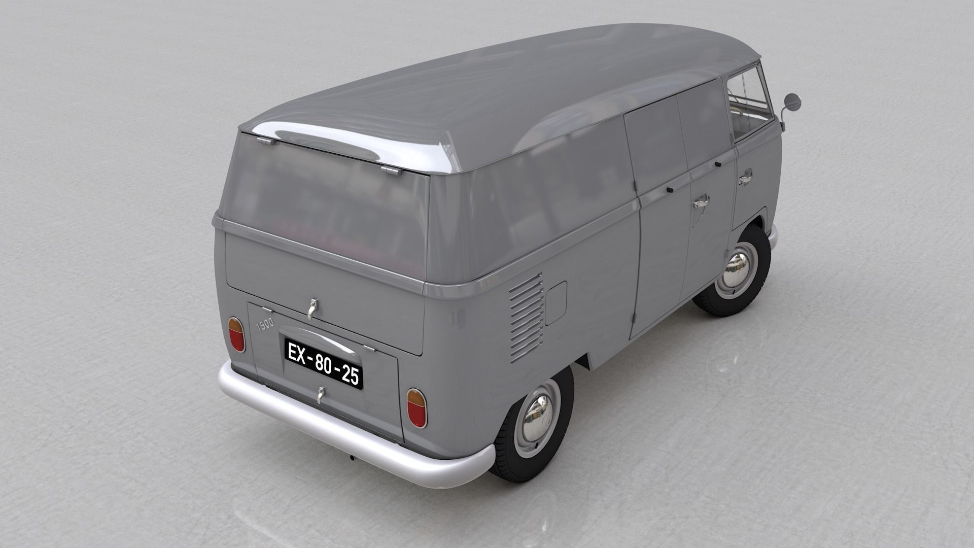 VOLKSWAGEN TRANSPORTER CARGO - 1964 3D model | CGTrader