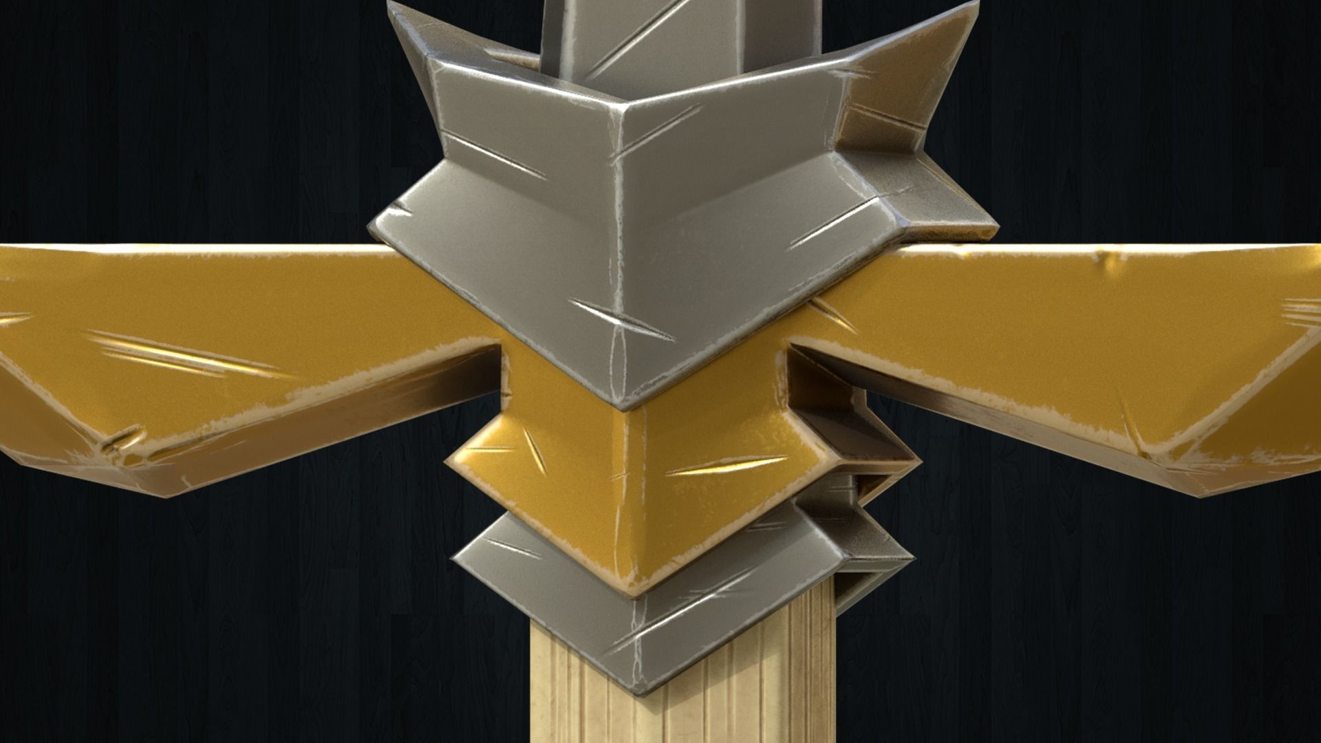 3D model Stylized Sword Low Poly VR / AR / low-poly | CGTrader