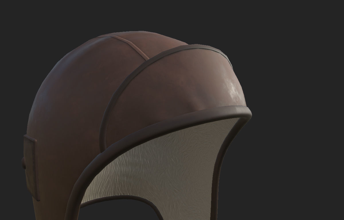 Aviator Cap 3D model | CGTrader