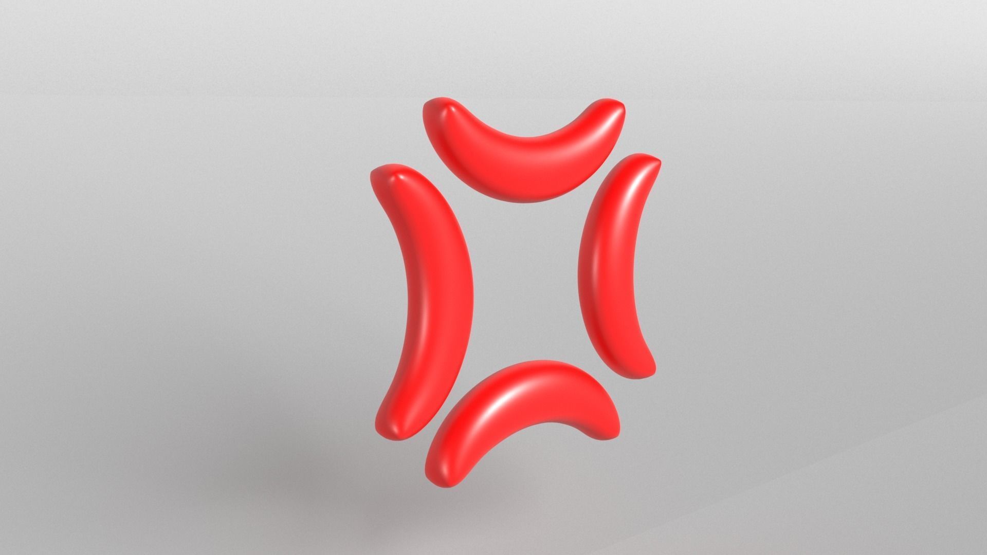 3D model Anger Symbol VR / AR / low-poly | CGTrader