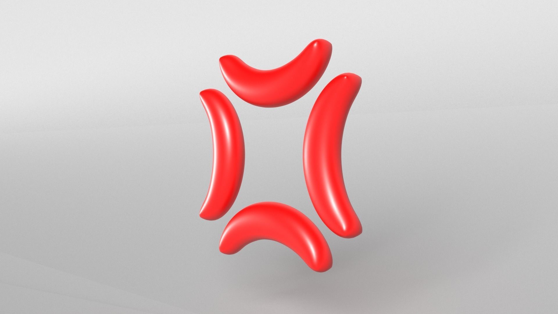 3D model Anger Symbol VR / AR / low-poly | CGTrader