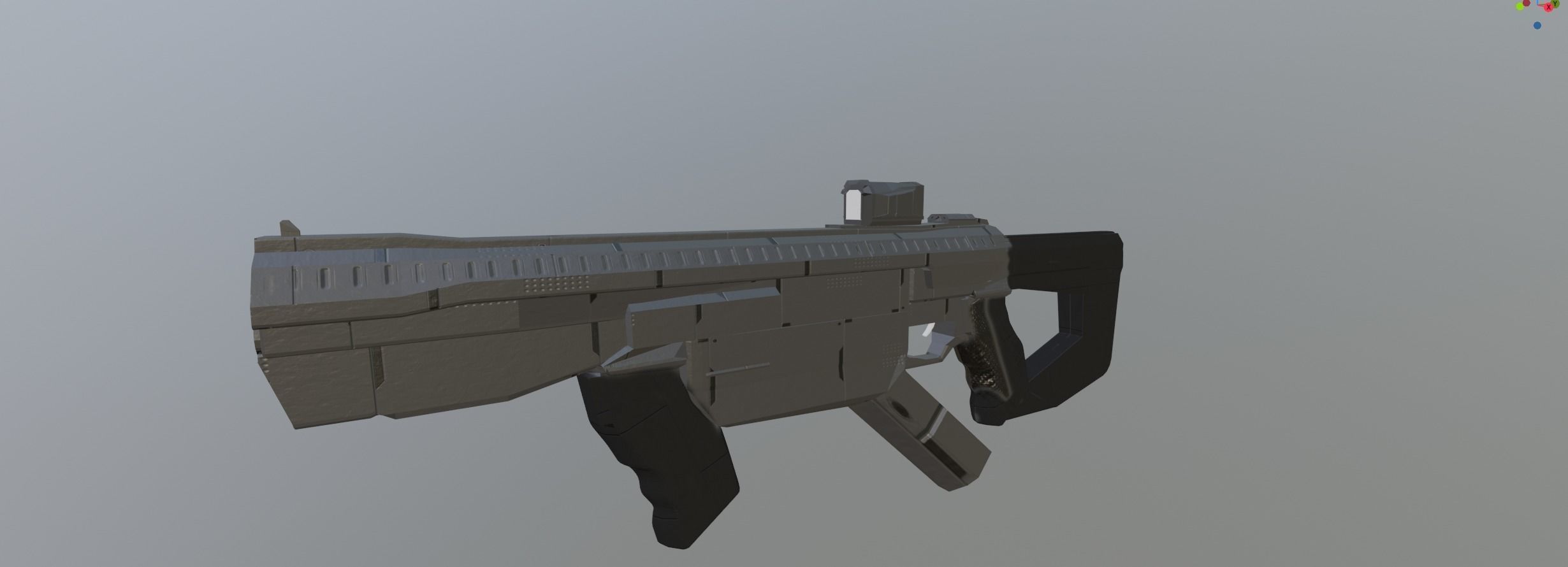 3D model Sci Fi SMG VR / AR / low-poly | CGTrader