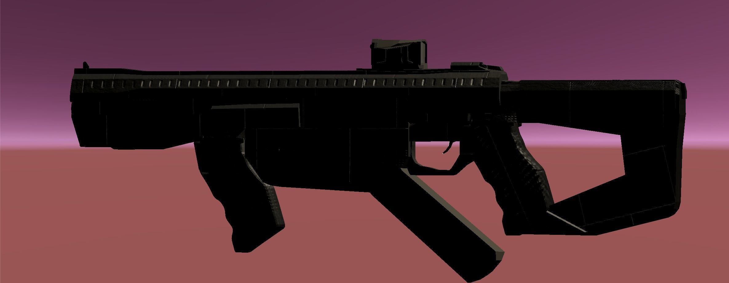 3D model Sci Fi SMG VR / AR / low-poly | CGTrader