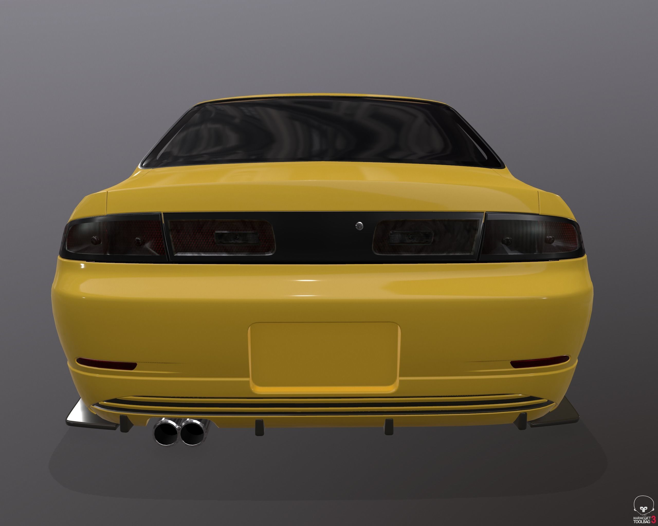 3D model Nissan Silvia S14 326 Power 3D-Star bodykit VR / AR / low-poly ...