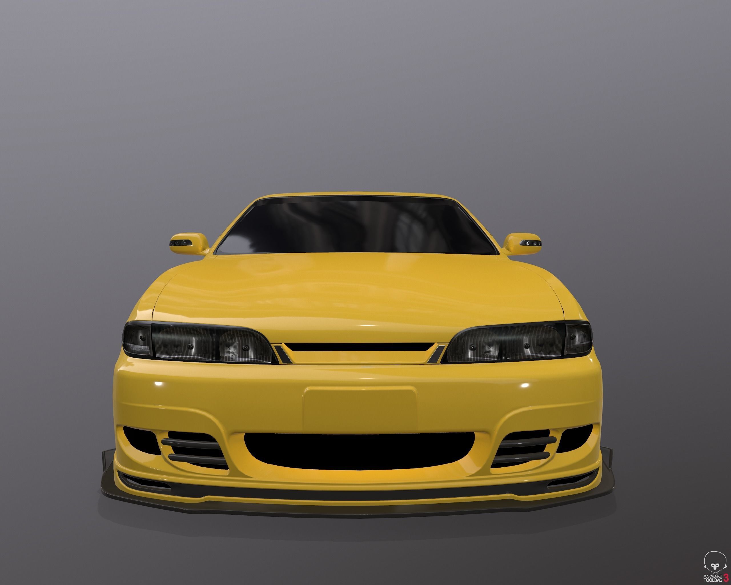 3D model Nissan Silvia S14 326 Power 3D-Star bodykit VR / AR / low-poly ...