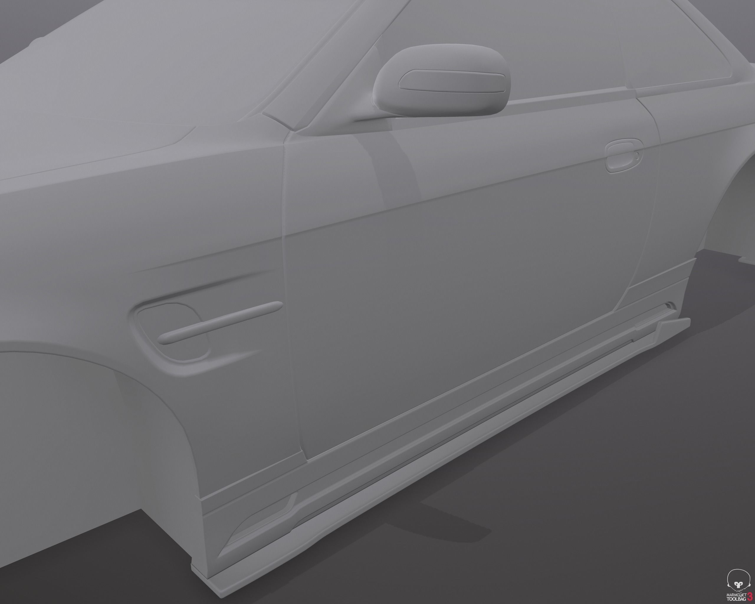 3D model Nissan Silvia S14 326 Power 3D-Star bodykit VR / AR / low-poly ...