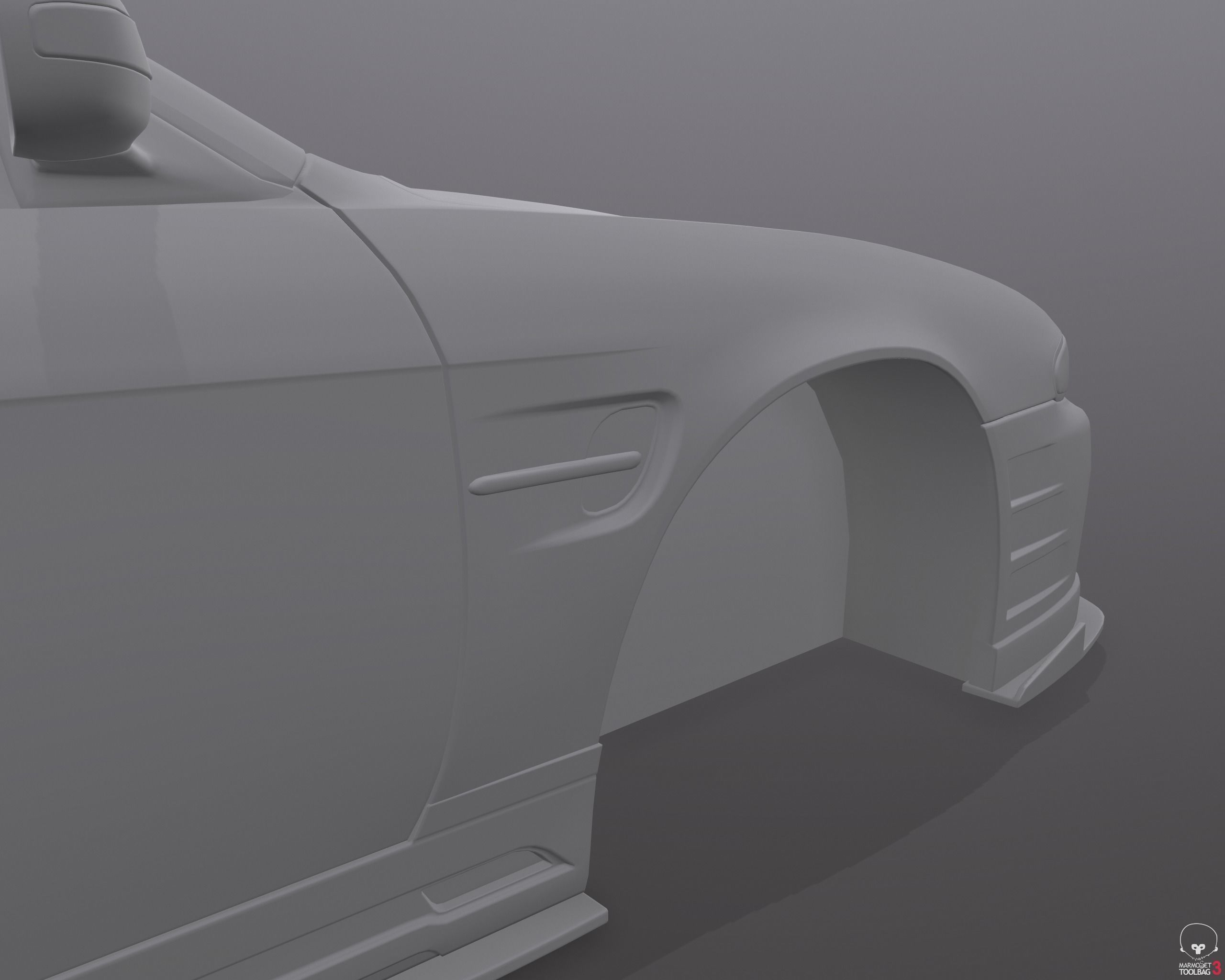 3D model Nissan Silvia S14 326 Power 3D-Star bodykit VR / AR / low-poly ...