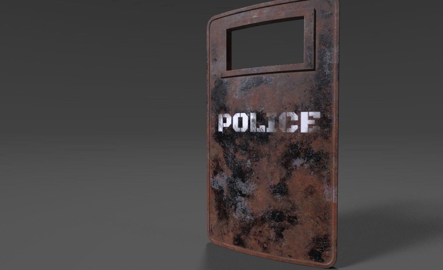 Riot Shield 3D model | CGTrader